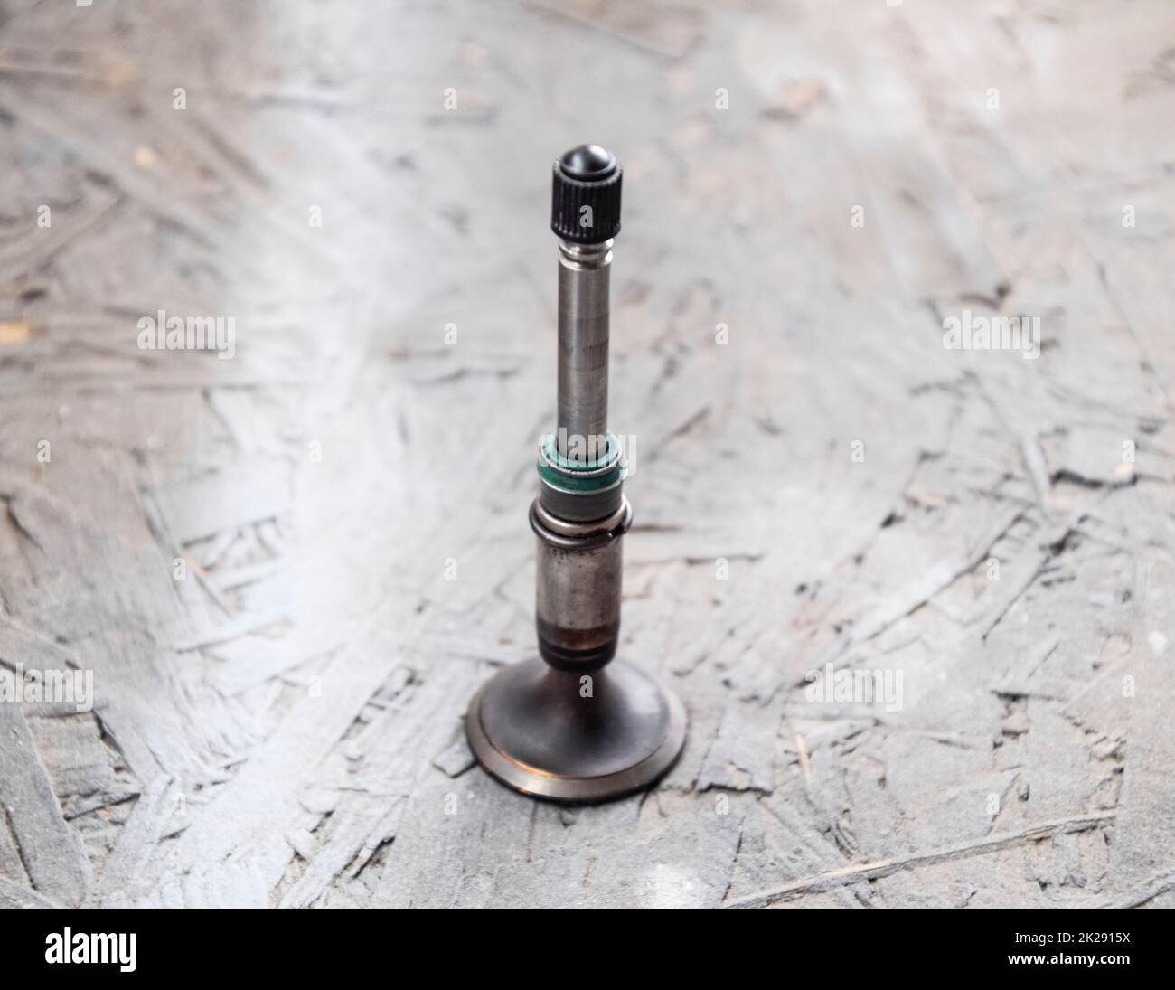 The valve of the engine. Engine part, intake exhaust valve Stock Photo ...