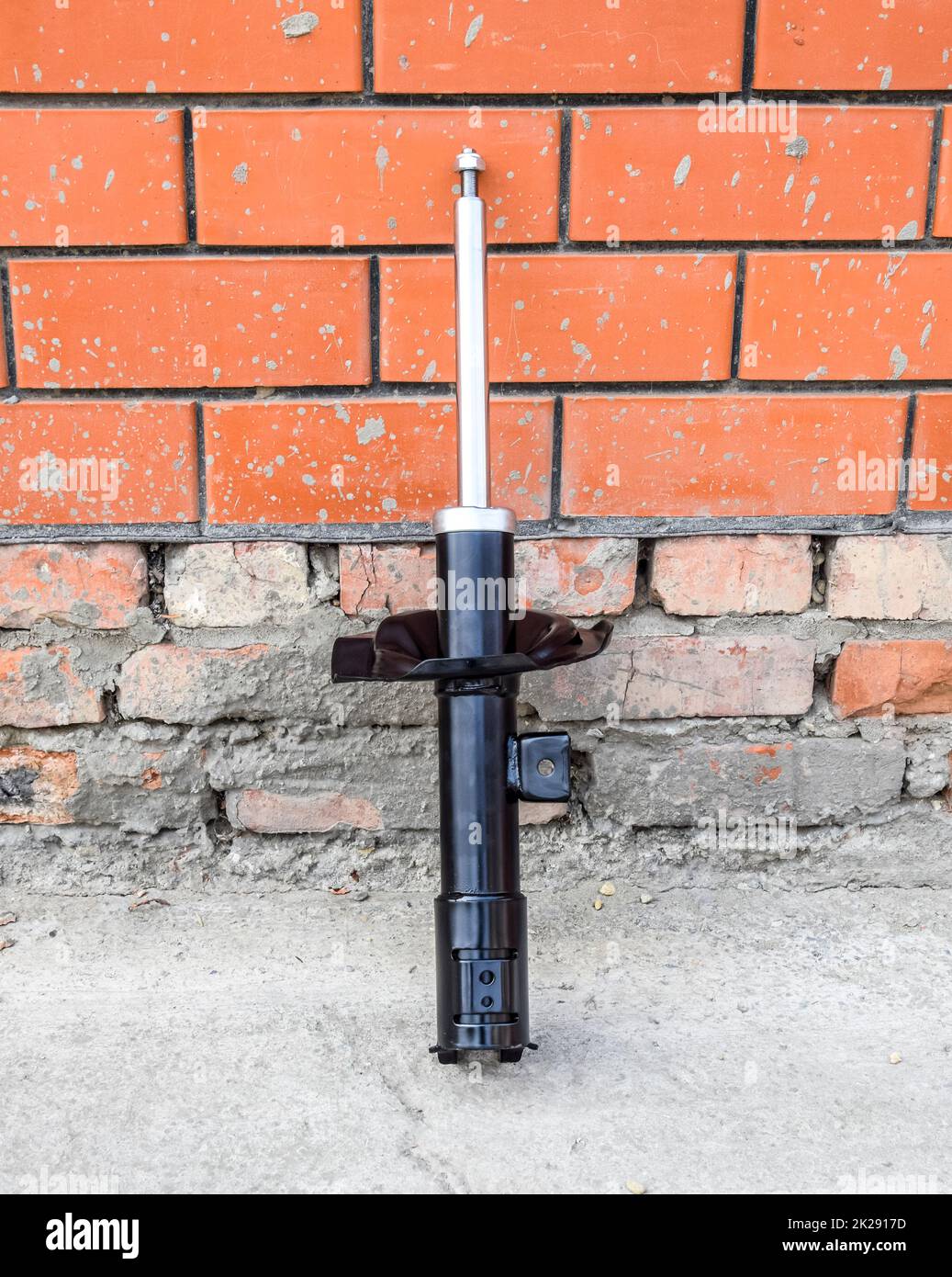 Car strut. Front shock absorber of a car Stock Photo - Alamy