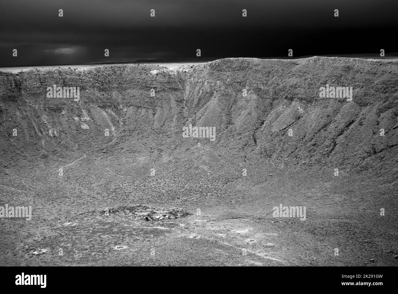 Meteor Crater Arizona Stock Photo - Alamy