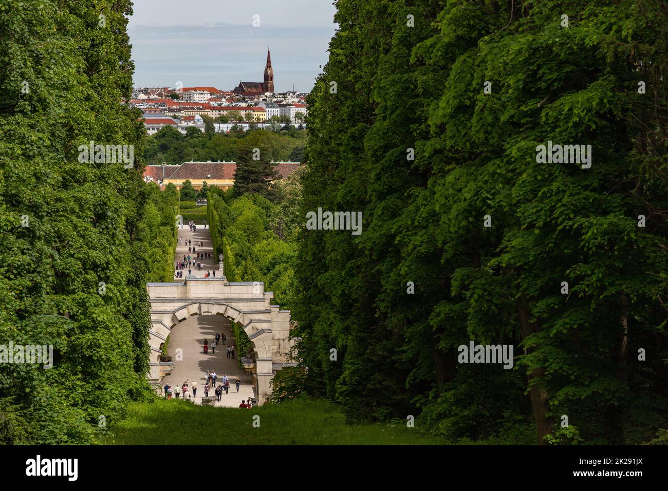 SchÃ¶nbrunn Gardens II Stock Photo - Alamy