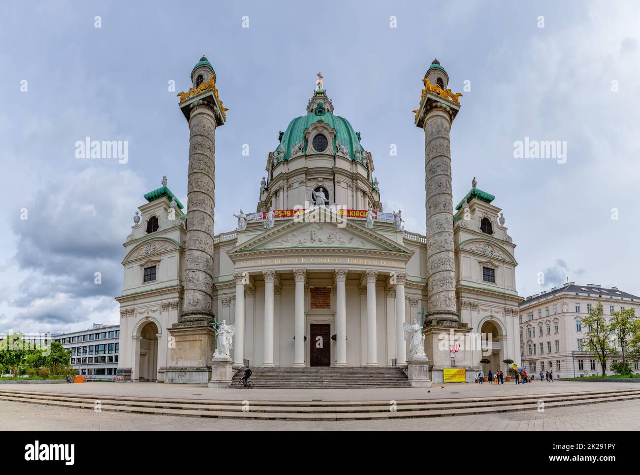 Karlskirche sculptures hi-res stock photography and images - Alamy