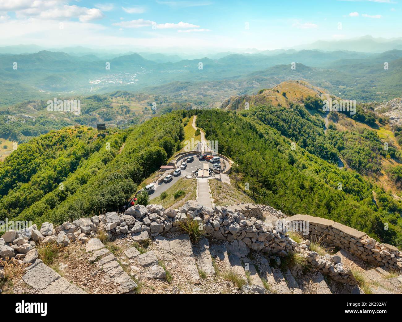 Mountain region in Lovcen Stock Photo - Alamy