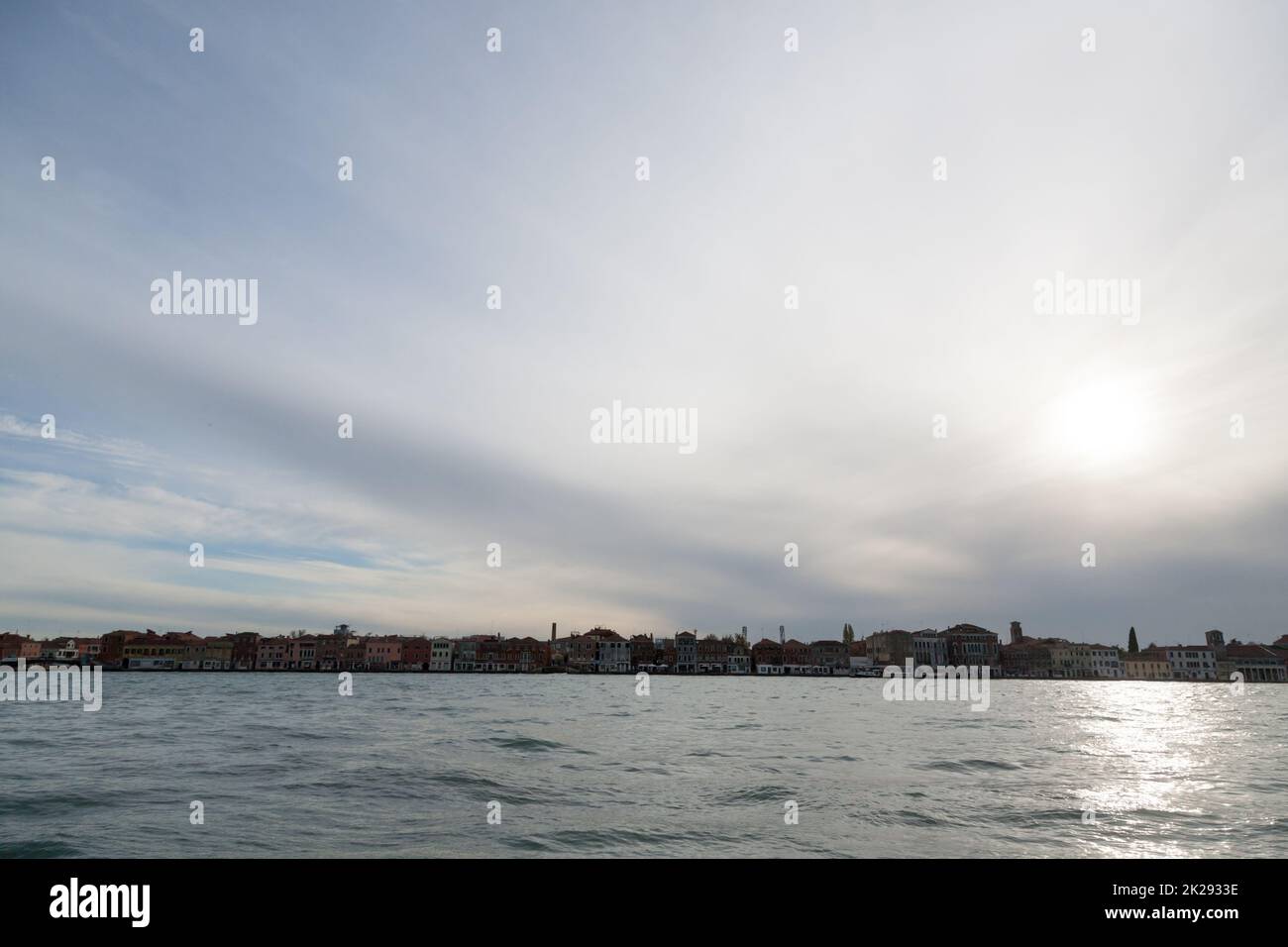 Venetian houses in row. Venice minimal landscape, Italy Stock Photo - Alamy