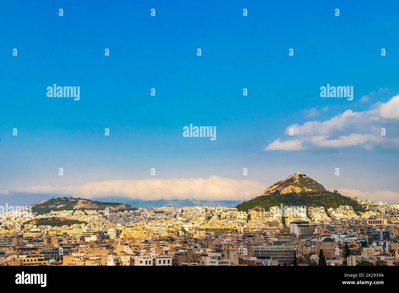 Lycabettus saint isidore church hi-res stock photography and images - Alamy