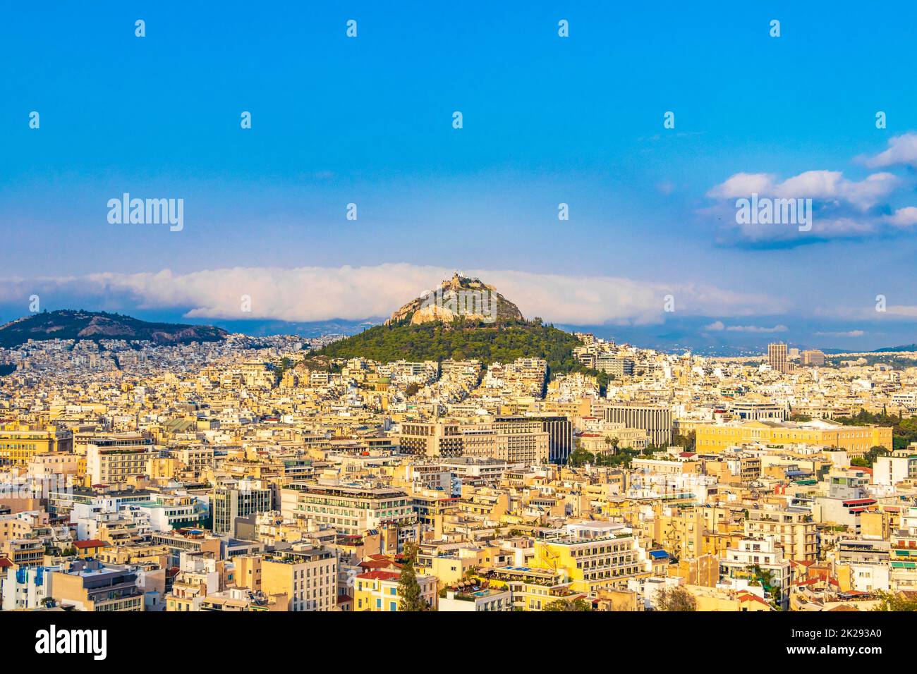 Likavittou Lykabettus and Holy Church of Saint Isidore Athens Greece ...