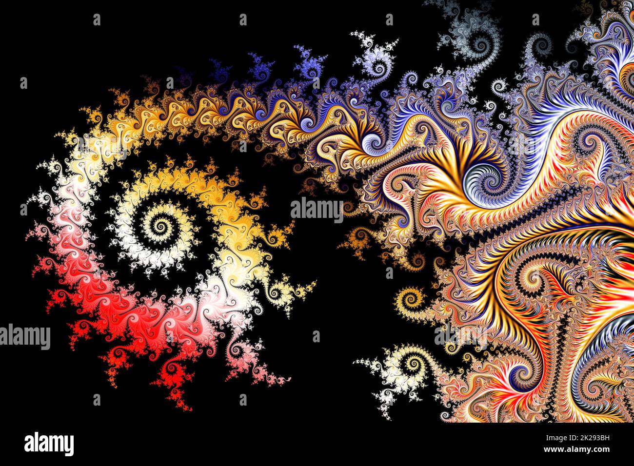 Beautiful zoom into the infinite mathematical mandelbrot set fractal ...