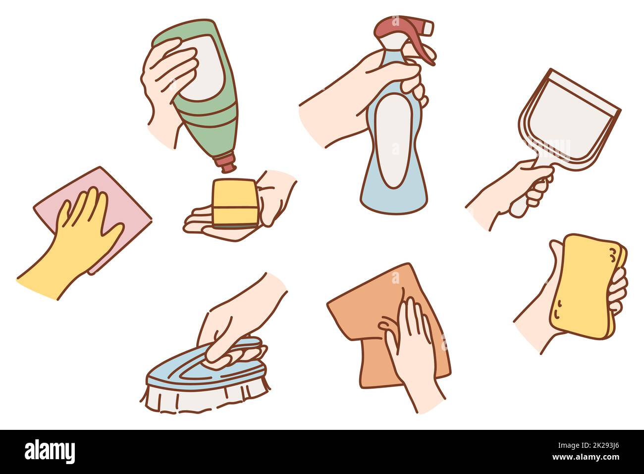 Housekeeper housekeeping cleaning Cut Out Stock Images & Pictures - Alamy