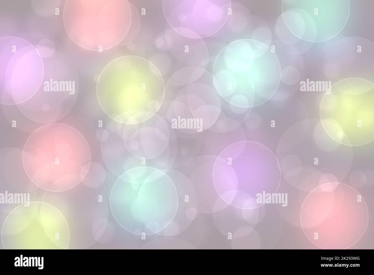 Abstract festive fresh colorful pastel background texture with circular ...