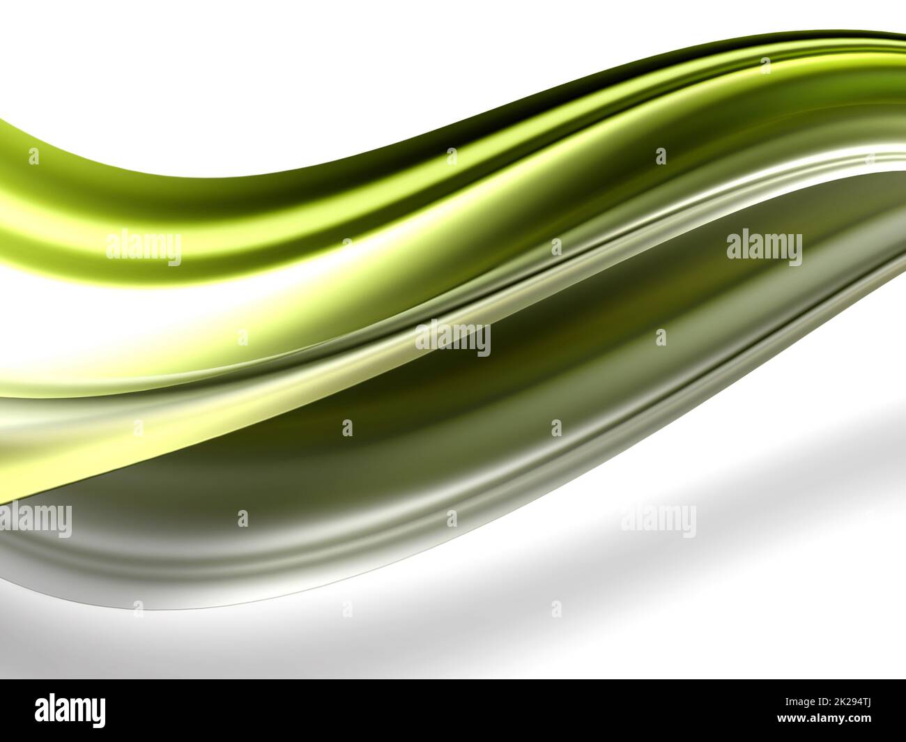 Abstract green wave frame hi-res stock photography and images - Alamy