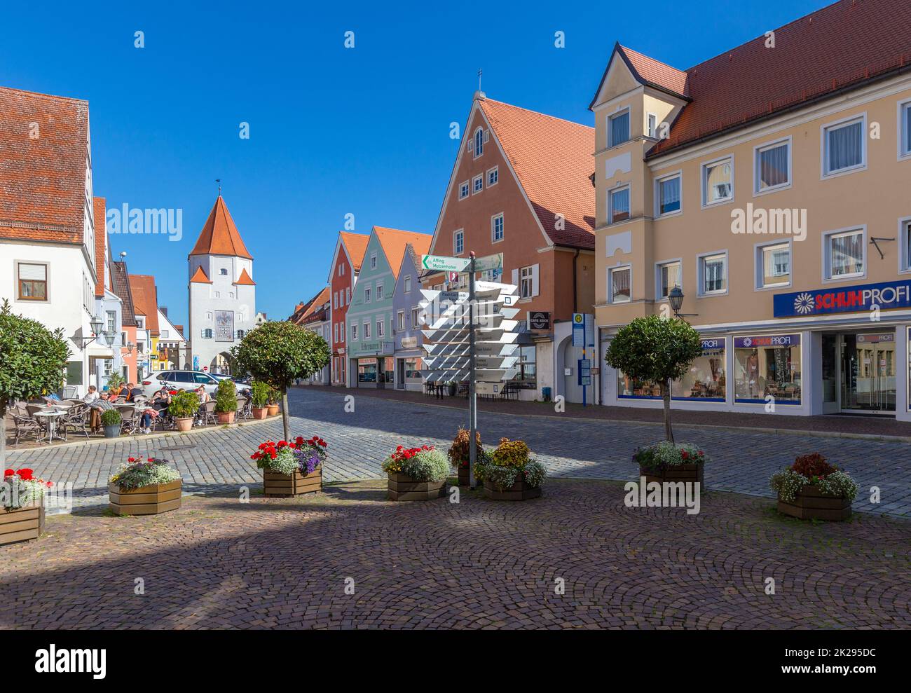 Aichach, small town in Germany Stock Photo - Alamy