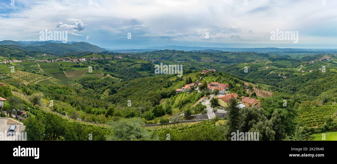 GoriÅ¡ka Brda Panorama Stock Photo - Alamy