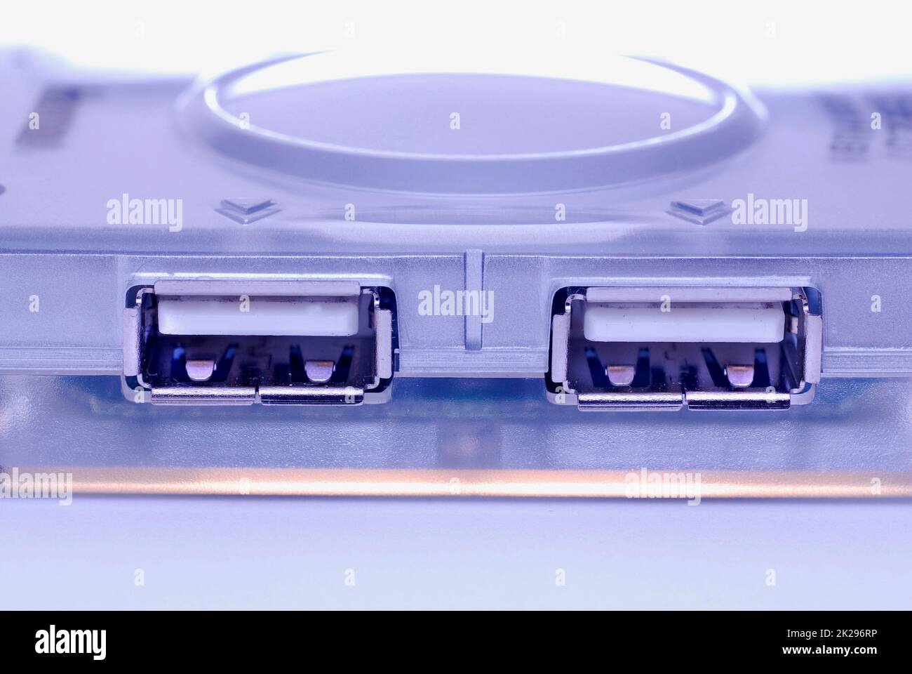 Macro shot of a USB connector in a communication device Stock Photo - Alamy