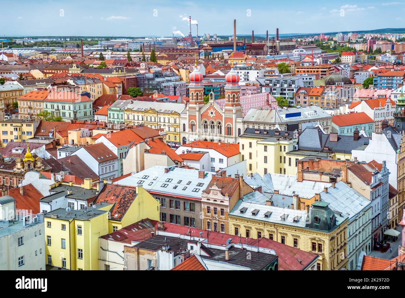 Pilsen aerial hi-res stock photography and images - Alamy
