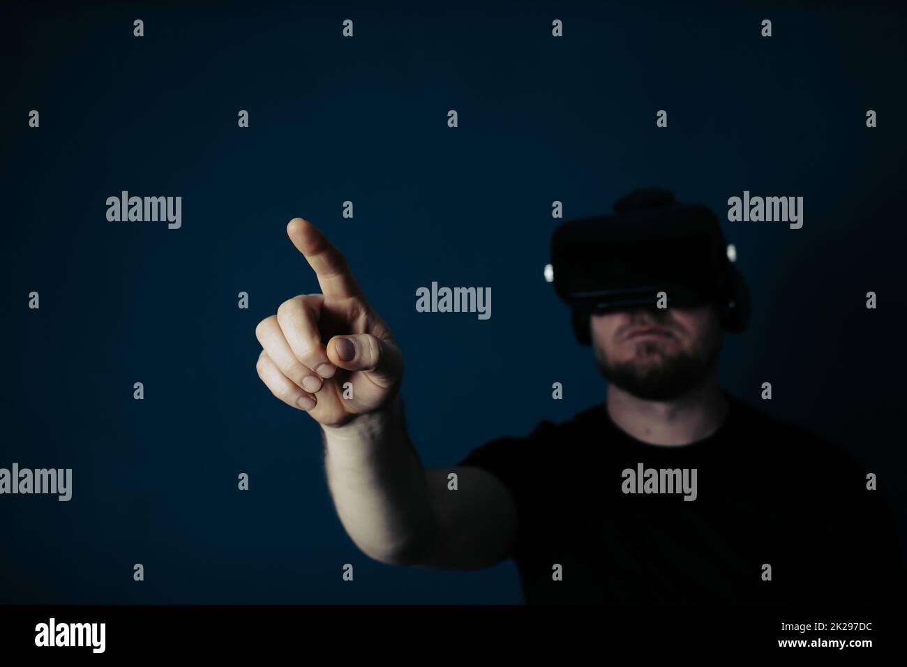 Metaverse Technology concept. Virtual augmented reality on social ...