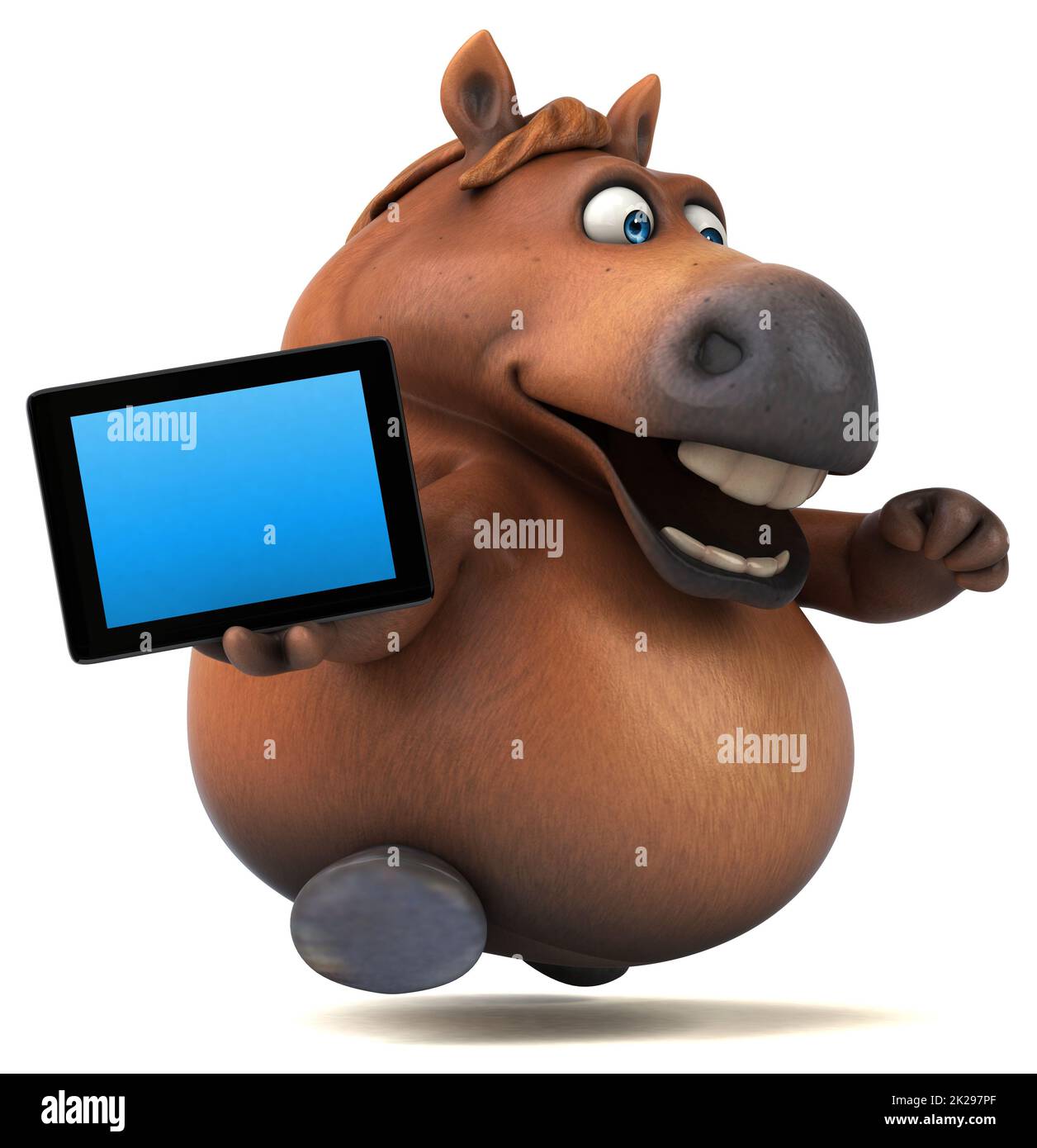 Horse computer illustration Cut Out Stock Images & Pictures - Alamy