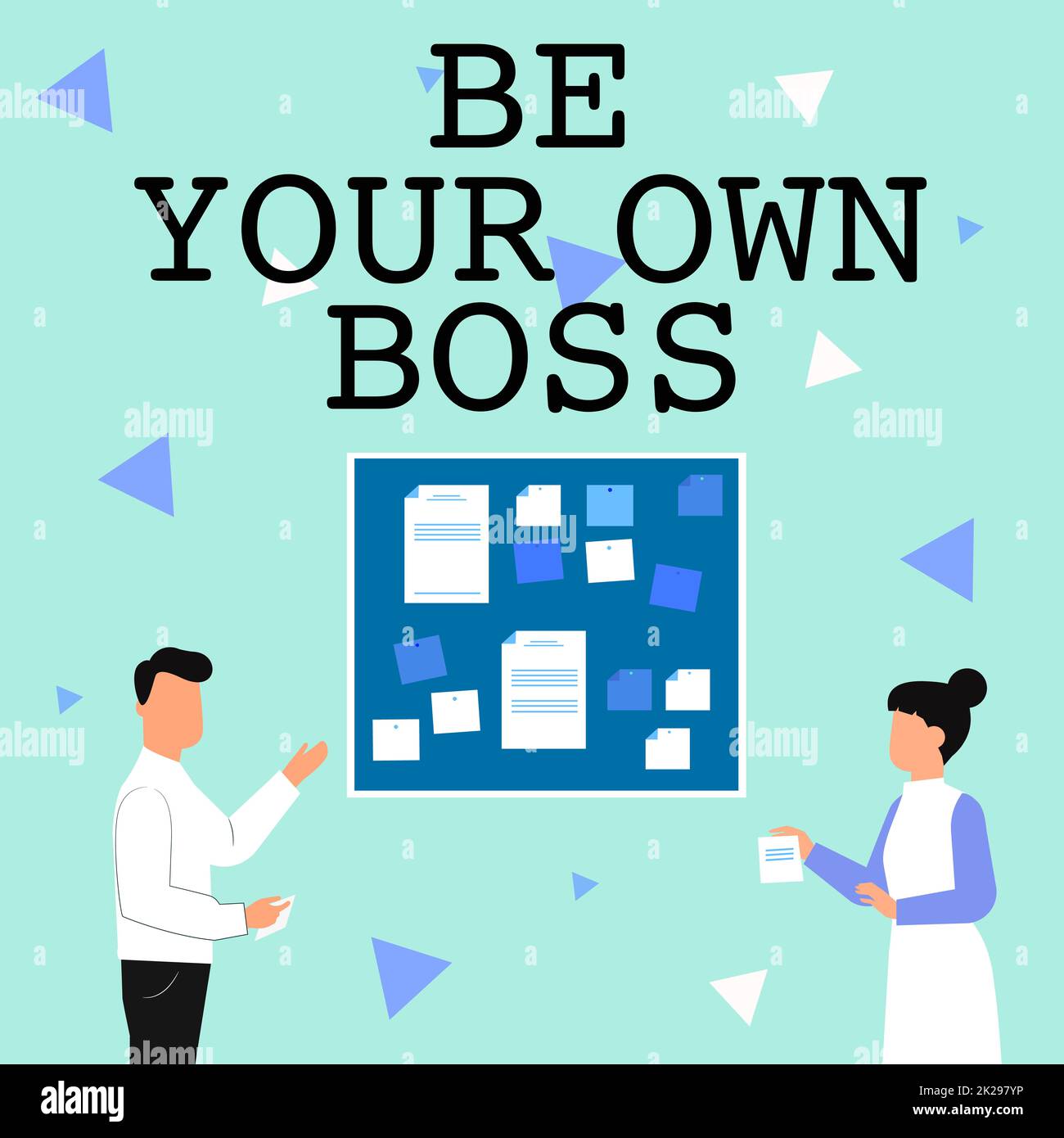 Conceptual display Be Your Own Boss. Word Written on Entrepreneurship ...