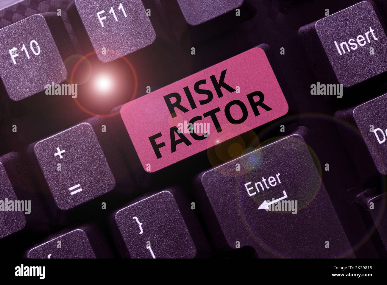 Sign displaying Risk Factor. Internet Concept Characteristic that may ...