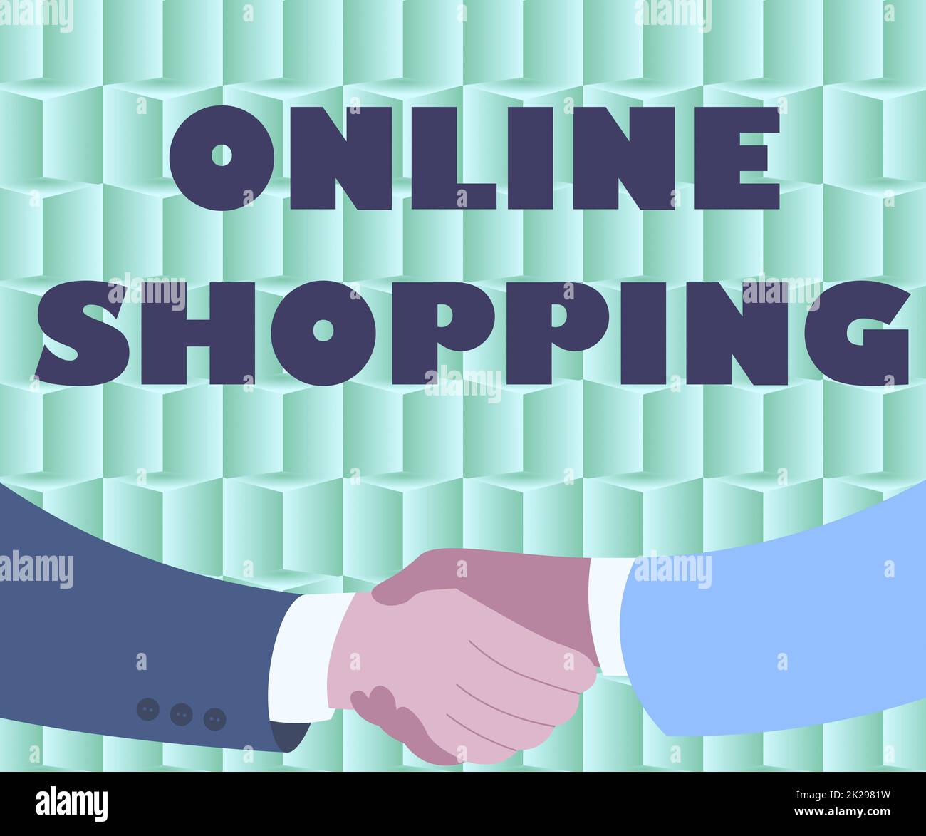 Sign displaying Online Shopping. Business overview allows consumers to ...