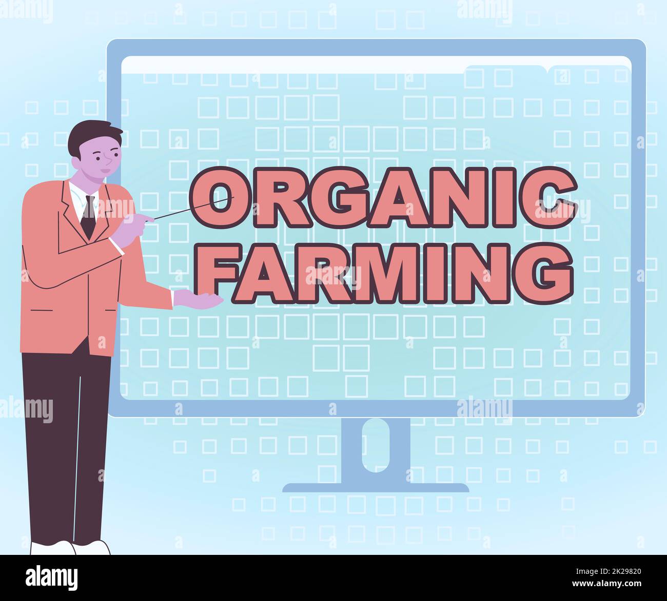Inspiration showing sign Organic Farming. Business approach an integrated farming system that ...