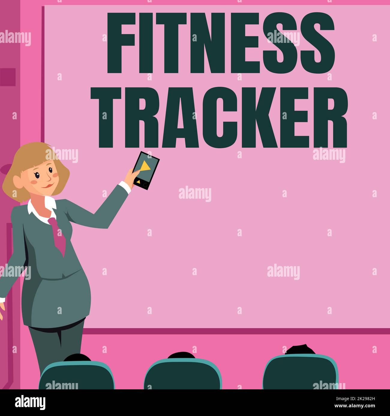 Writing displaying text Fitness Tracker. Business approach device that ...