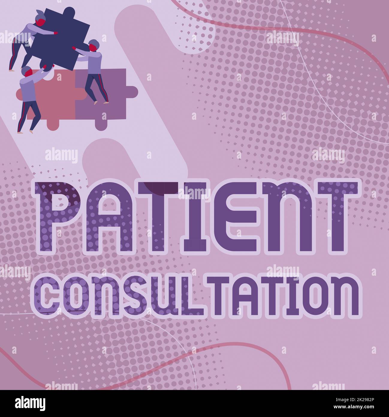 Sign displaying Patient Consultation. Business concept act of seeking ...