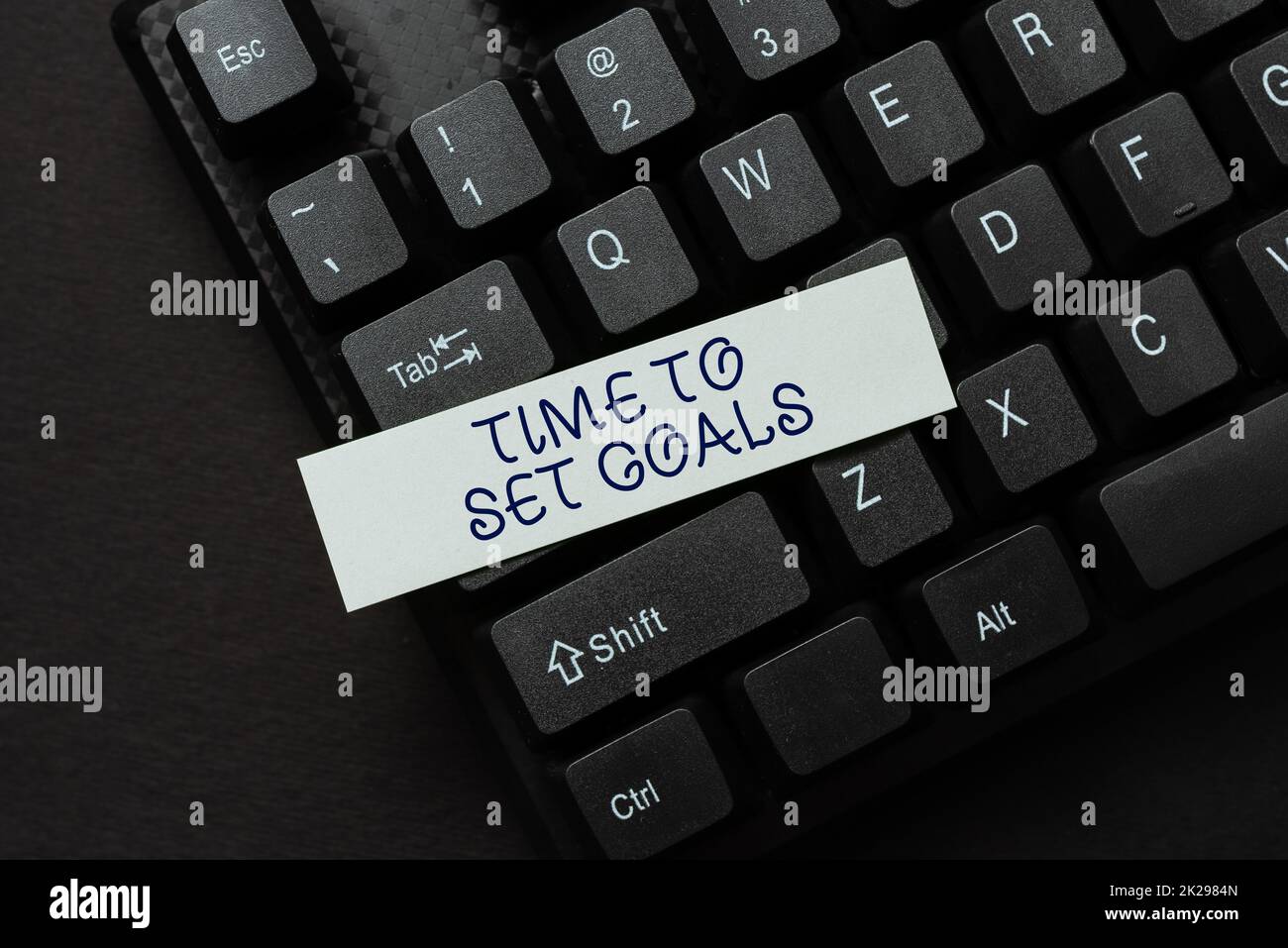 Handwriting text Time To Set Goals. Internet Concept Desired Objective ...