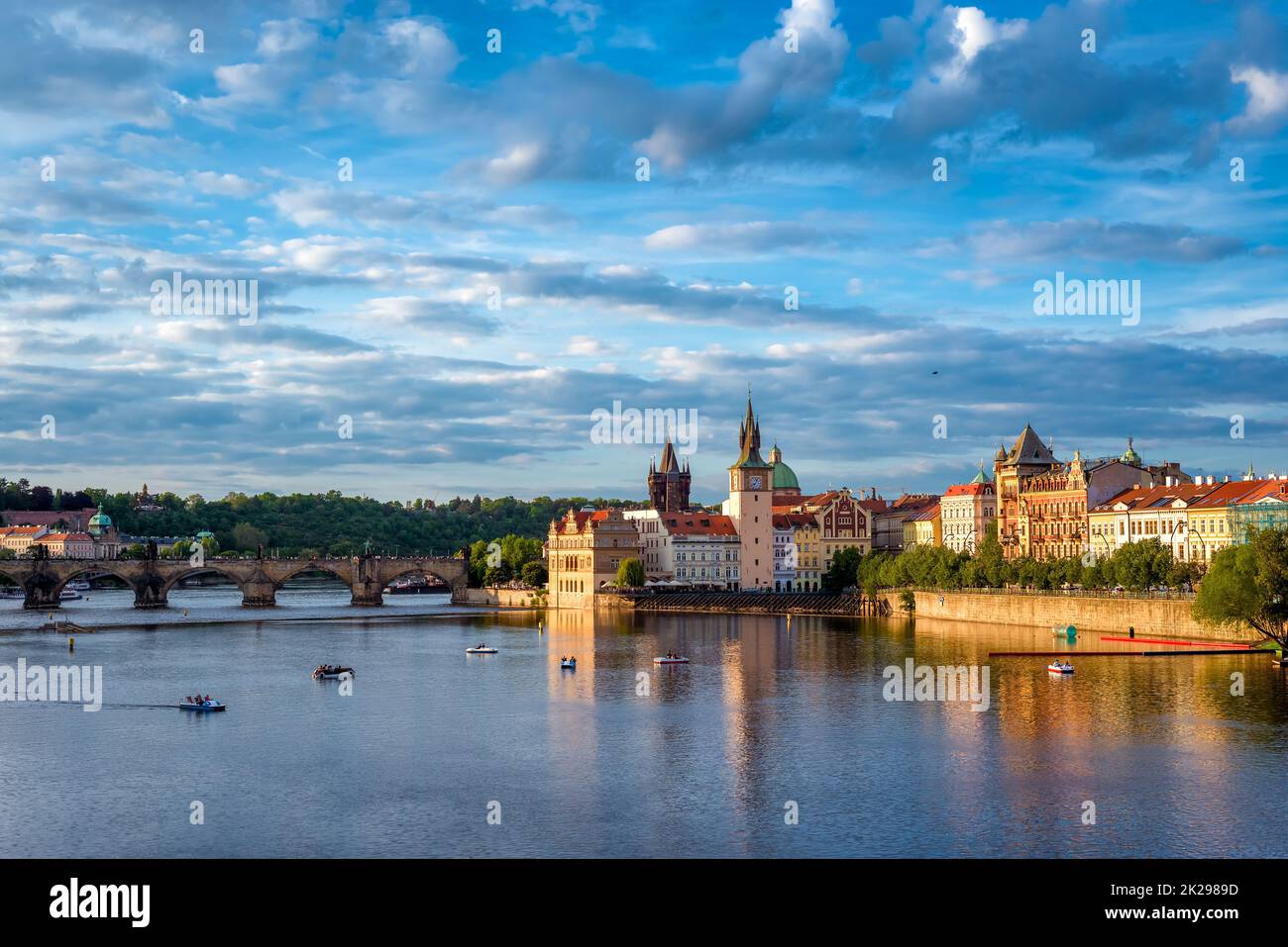 Western tower charles bridge hi-res stock photography and images - Alamy