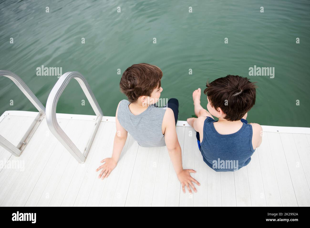 Dip dipping toes in water hi-res stock photography and images - Alamy