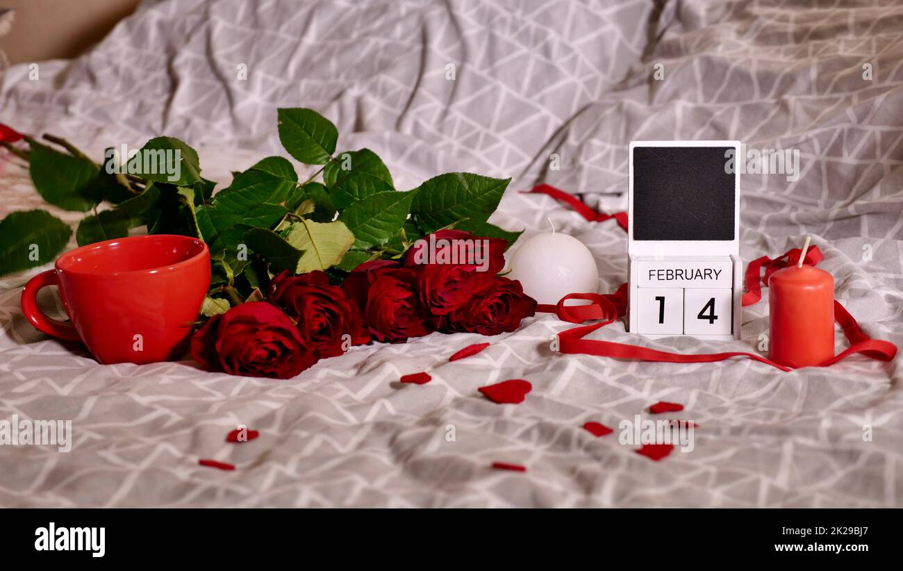 Background Valentine's Day February 14 Stock Photo - Alamy