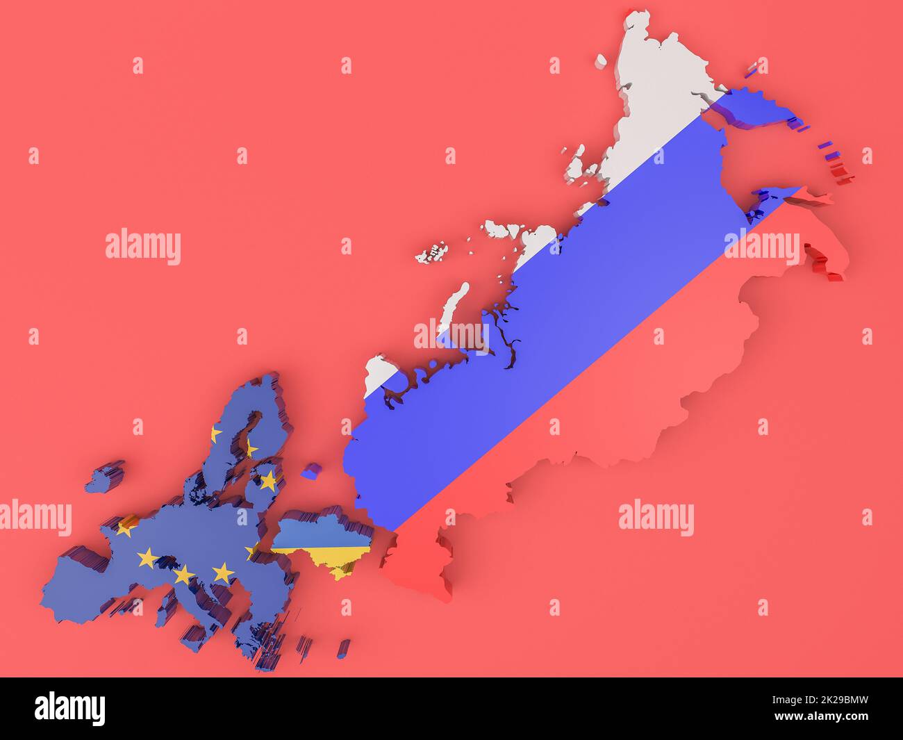 map of ukraine russia and european union Stock Photo - Alamy