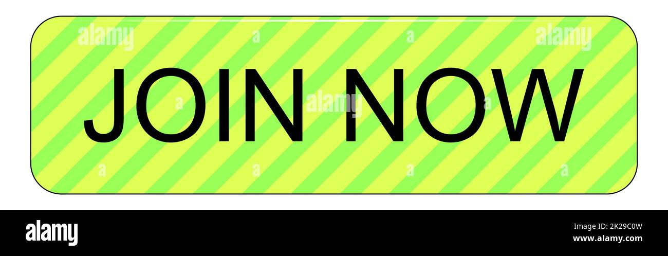 Join now Button pastel green on white background - illustration Stock ...