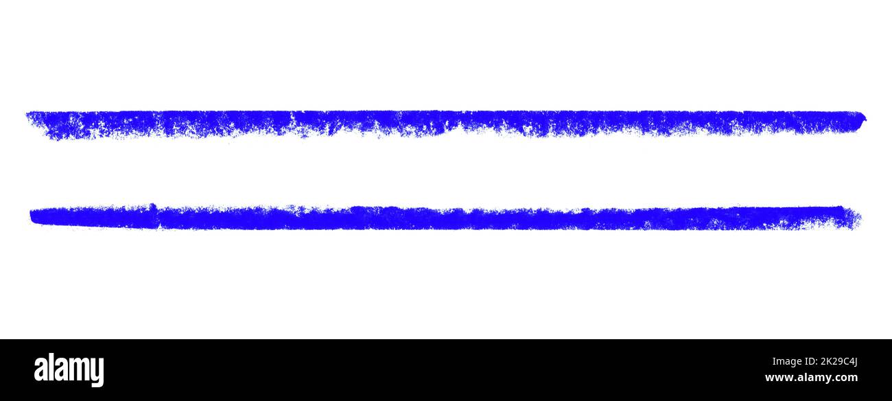 Chalk hand drawn strokes Cut Out Stock Images & Pictures - Alamy