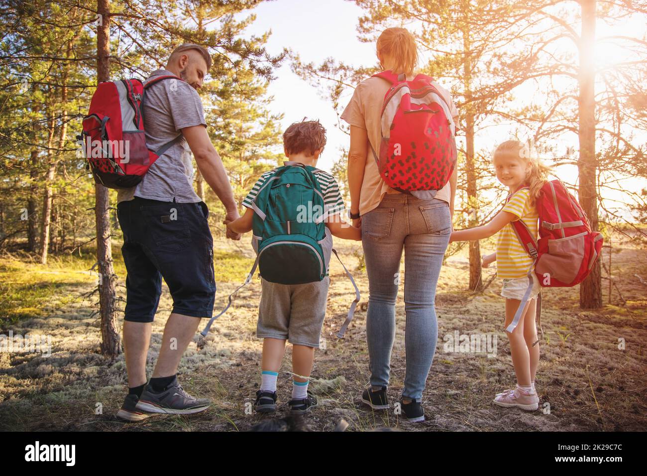 Child backpacks hi-res stock photography and images - Alamy