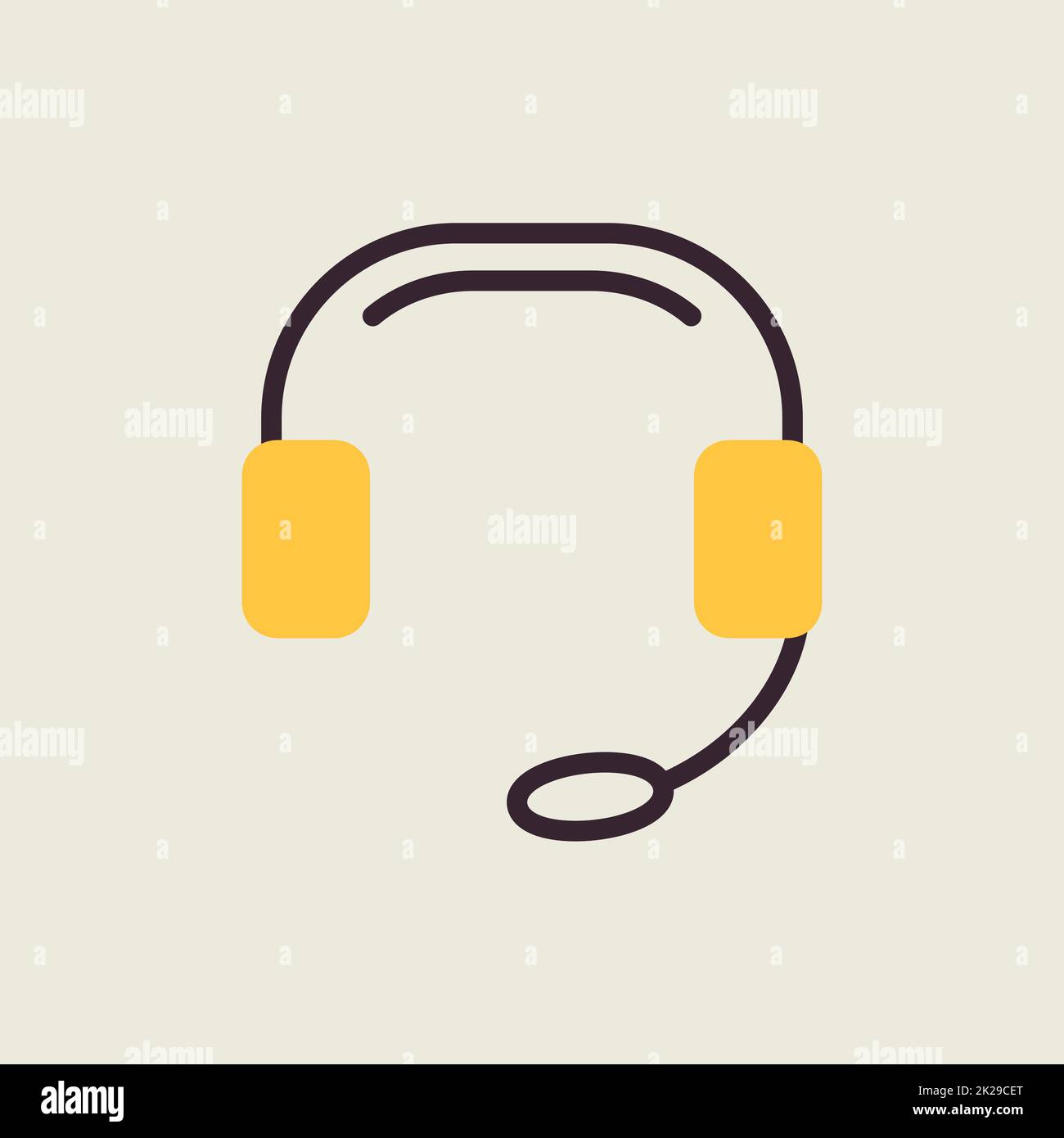 Call Center icon. Support sign Stock Photo - Alamy