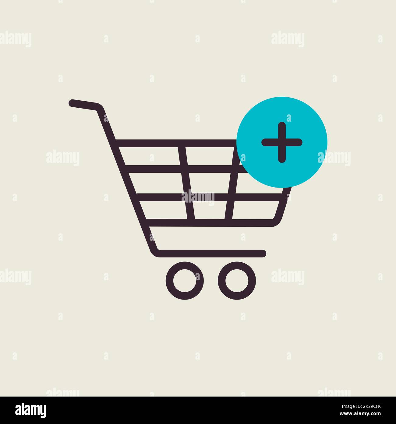 Shopping cart plus hi-res stock photography and images - Alamy