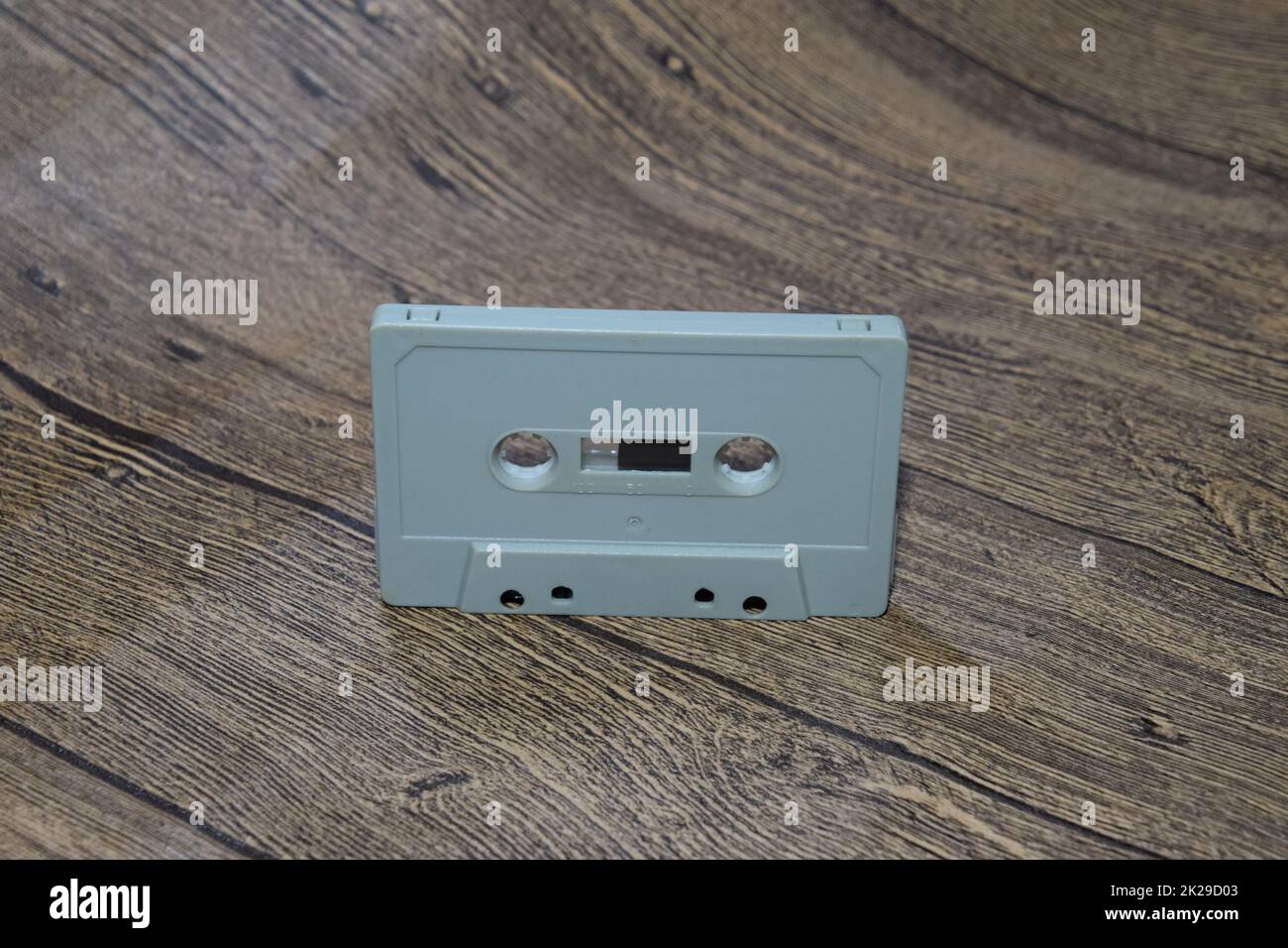 Audio cassette. Retro music medium, compact cassette tape recorder ...