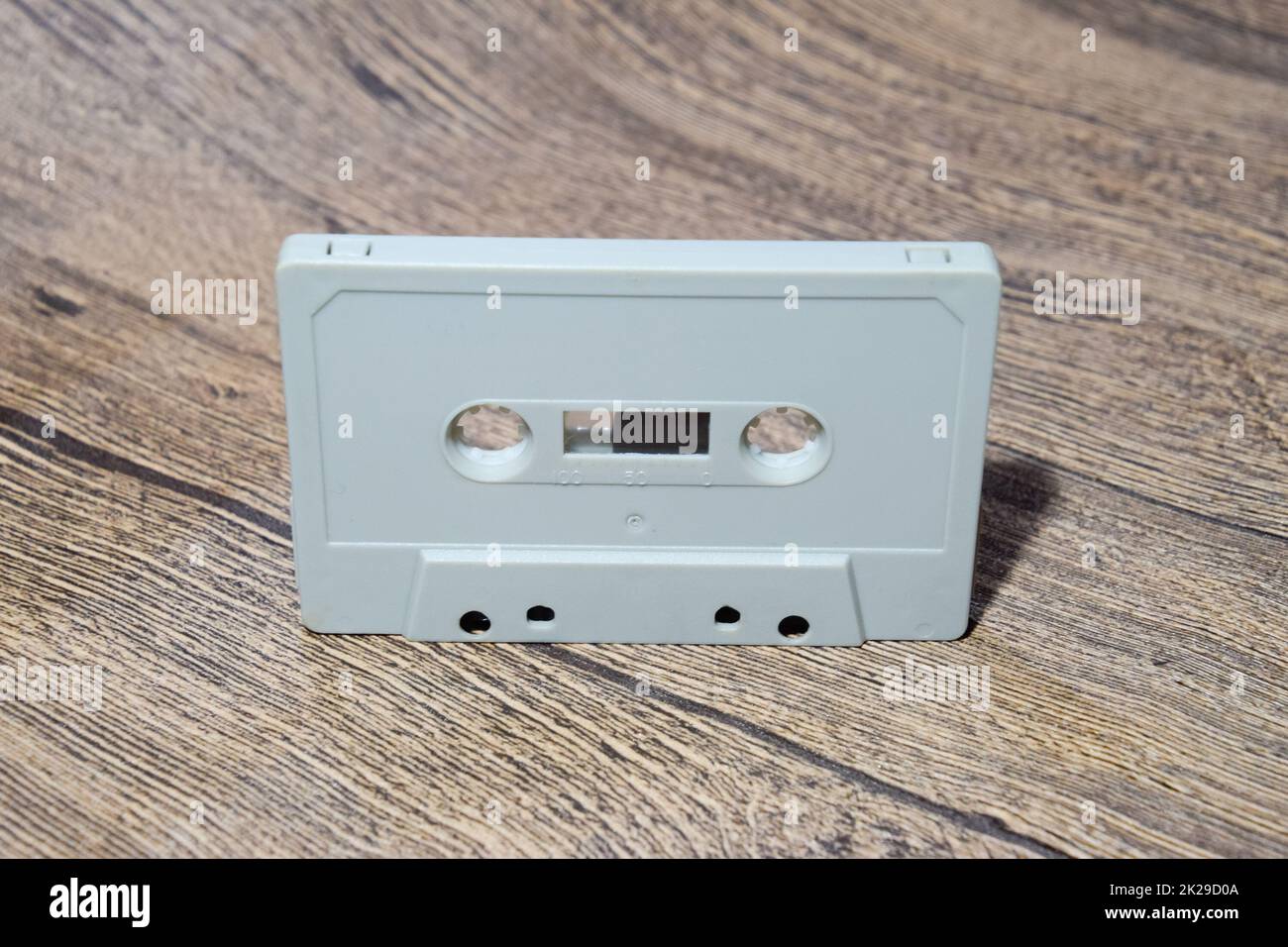 Audio cassette. Retro music medium, compact cassette tape recorder ...