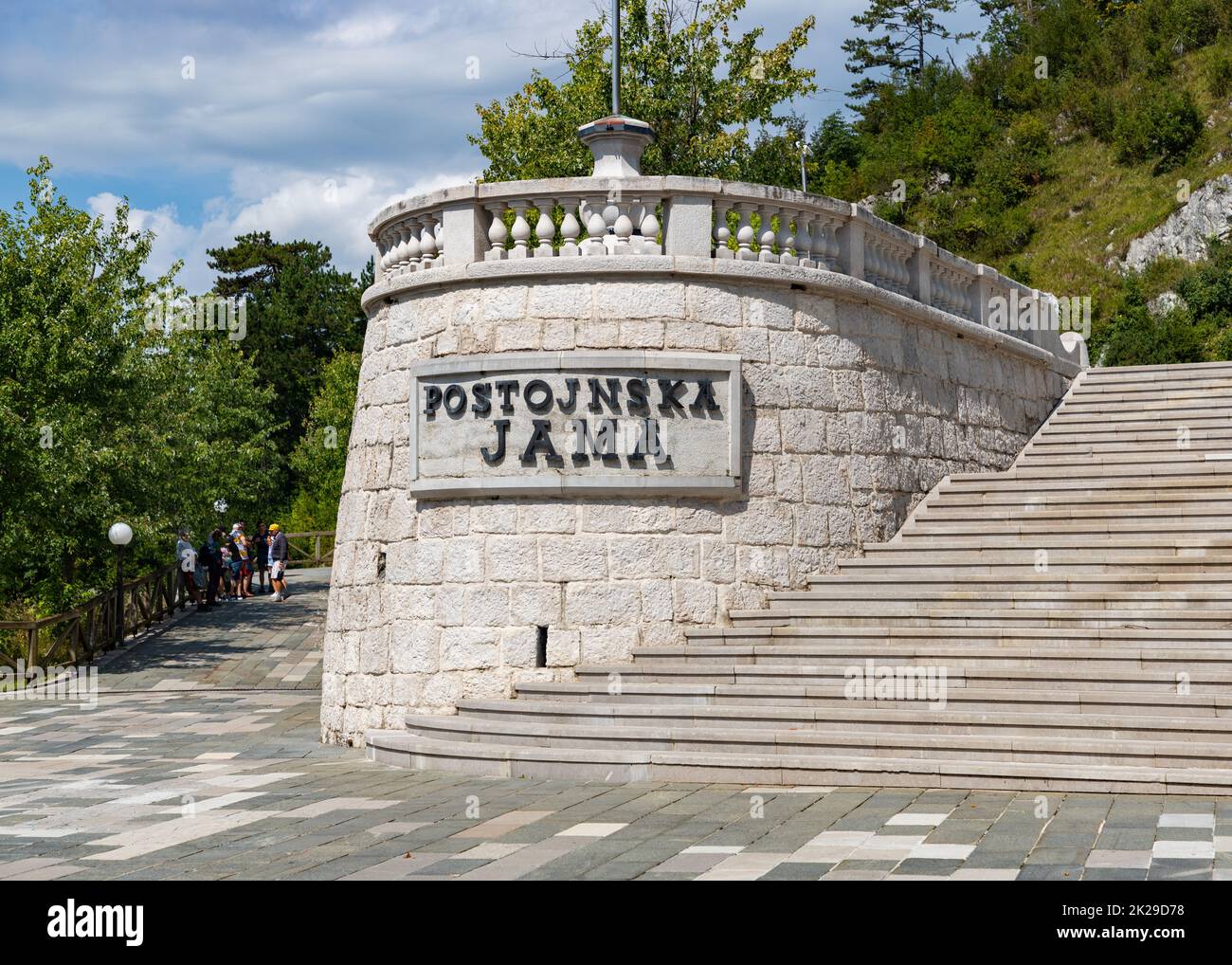 Postojna Cave Entrance Stock Photo - Alamy