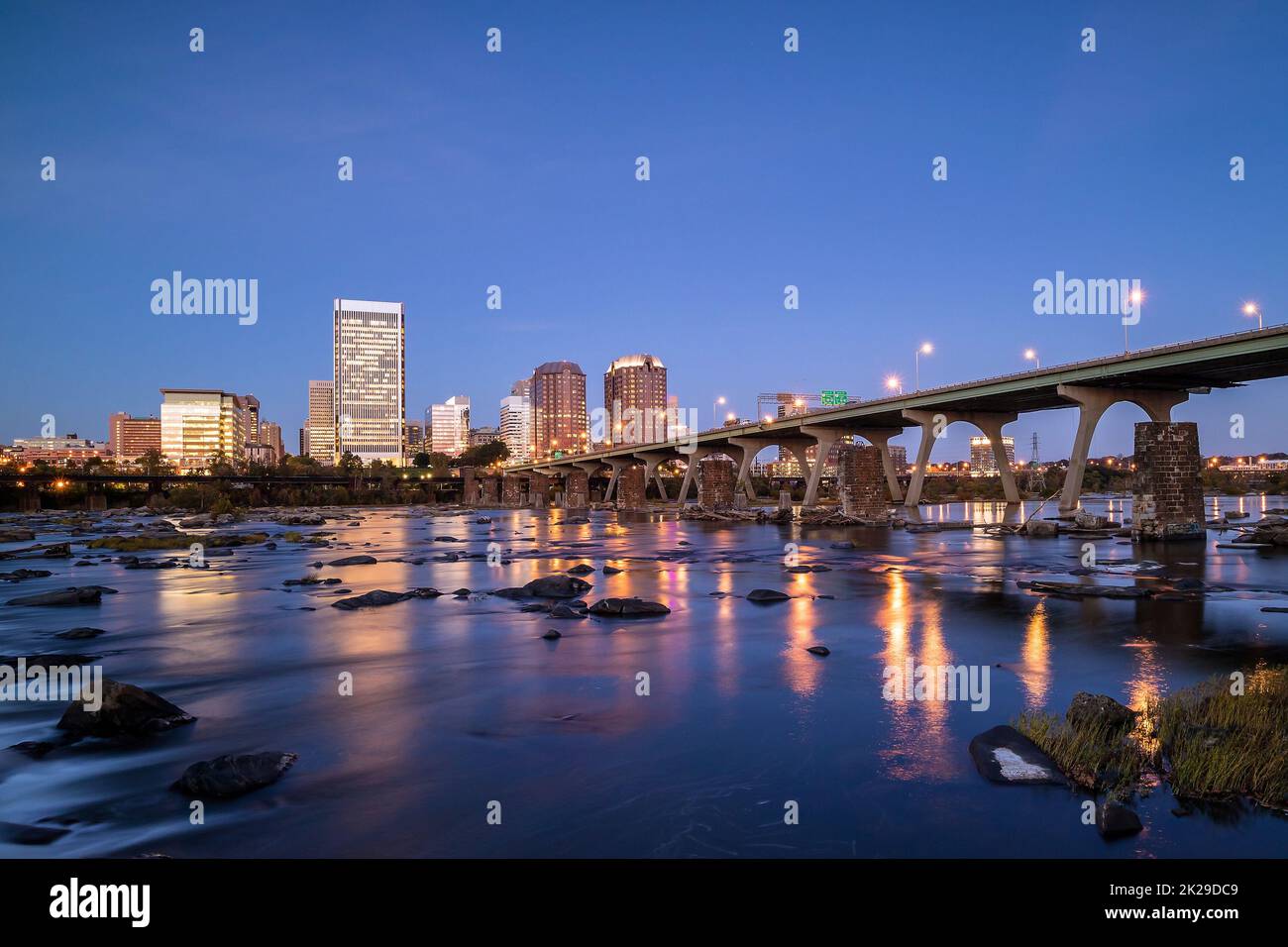 Downtown Richmond, Virginia skyline Stock Photo - Alamy