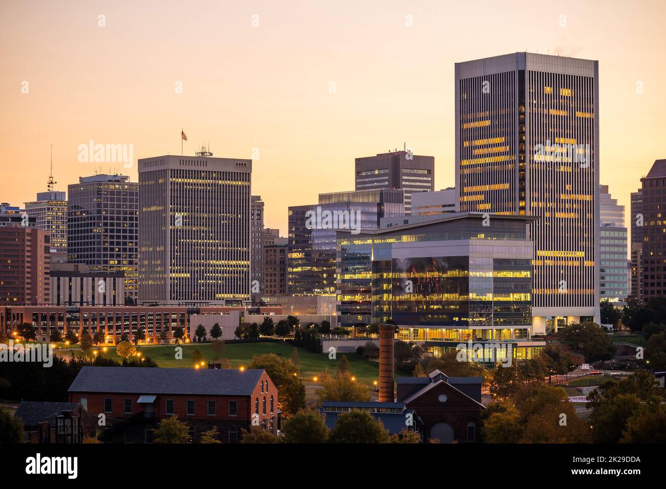 Downtown Richmond, Virginia skyline Stock Photo - Alamy