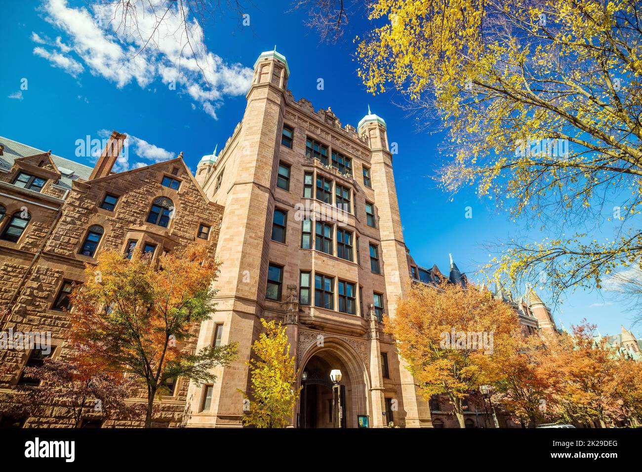 Yale university buildings in New Haven, CT USA Stock Photo - Alamy