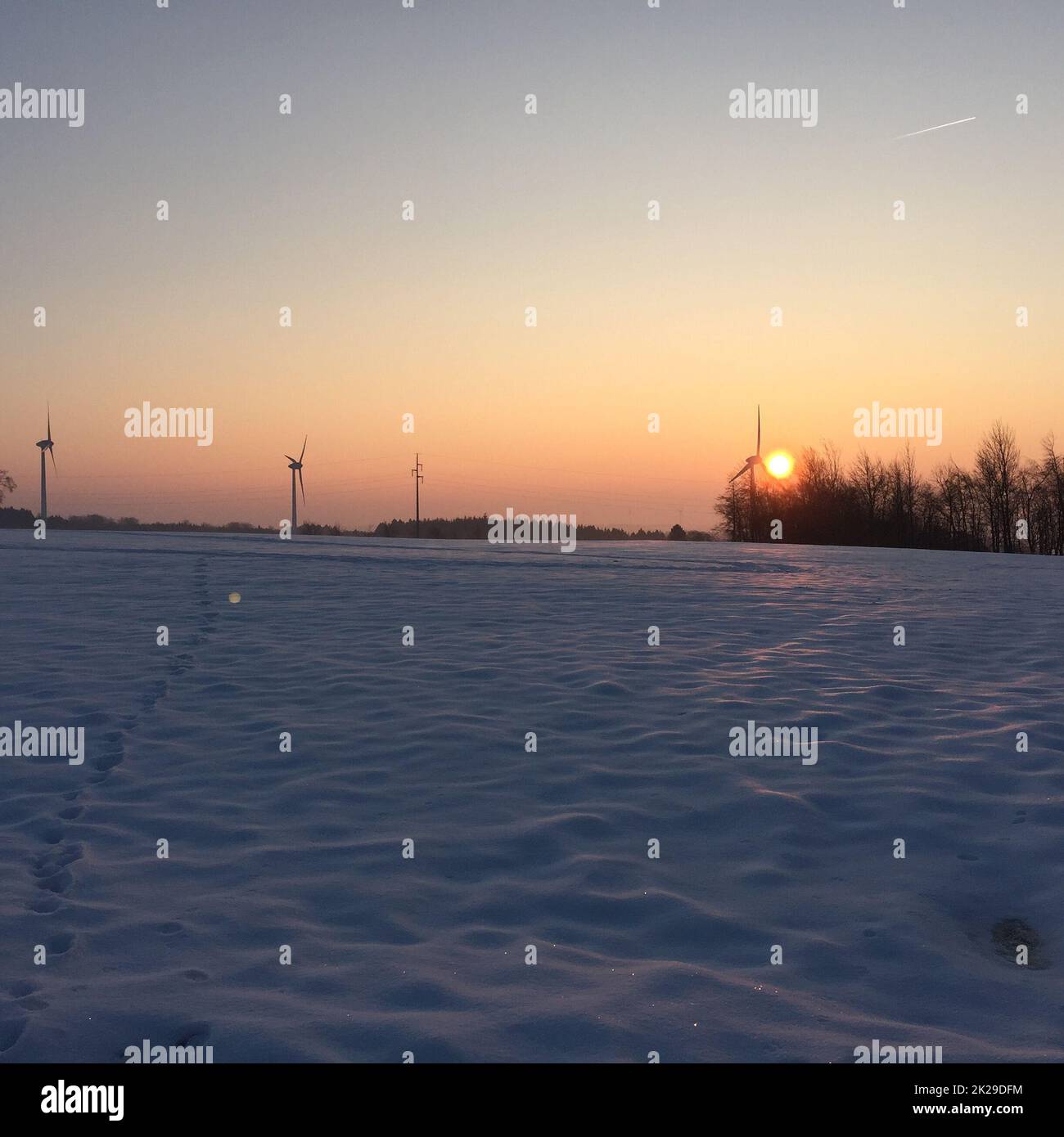 Snowy freeze morning hi-res stock photography and images - Alamy