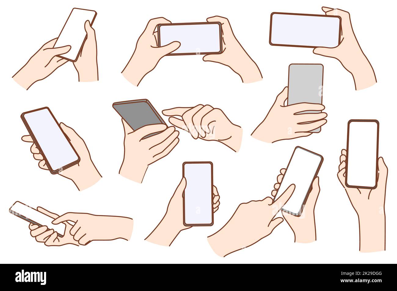 Cell user Cut Out Stock Images & Pictures - Alamy