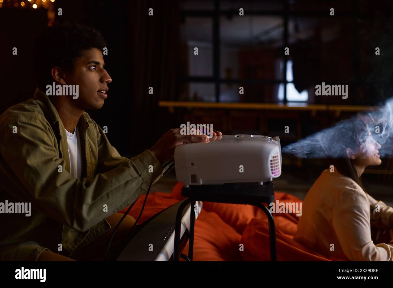 Which film to watch hi-res stock photography and images - Alamy