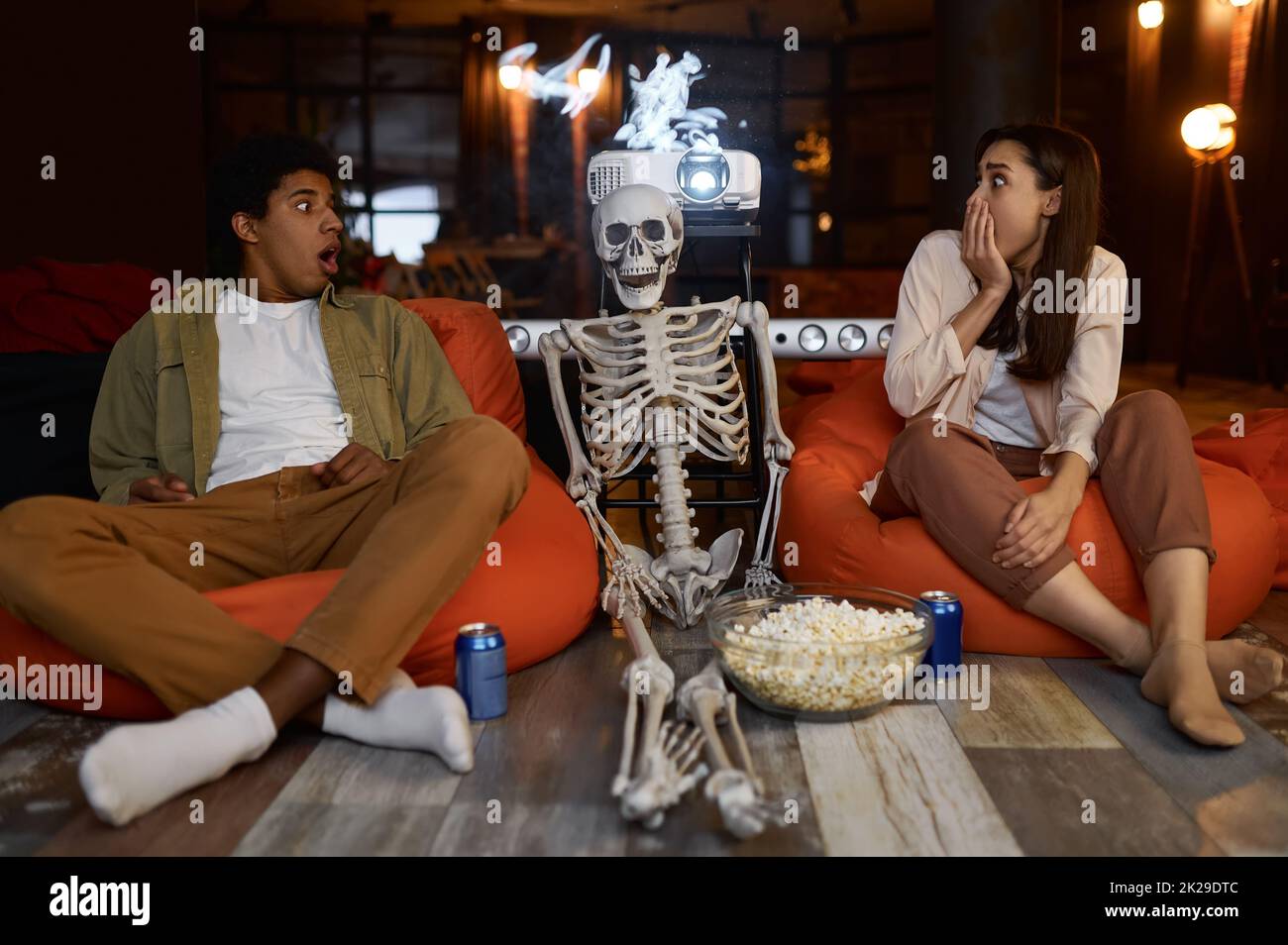 Video scared surprised young man hi-res stock photography and images ...