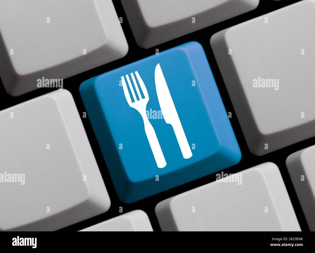 Food, Restaurant or Kitchen - Symbol on computer keyboard - 3D ...