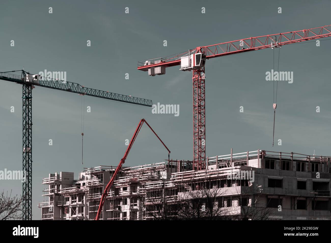 construction of new residential flats Stock Photo - Alamy