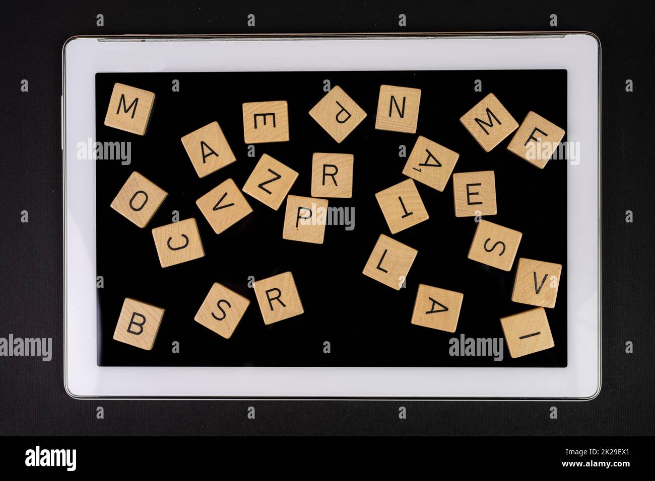 Desk screen writing set hi-res stock photography and images - Alamy