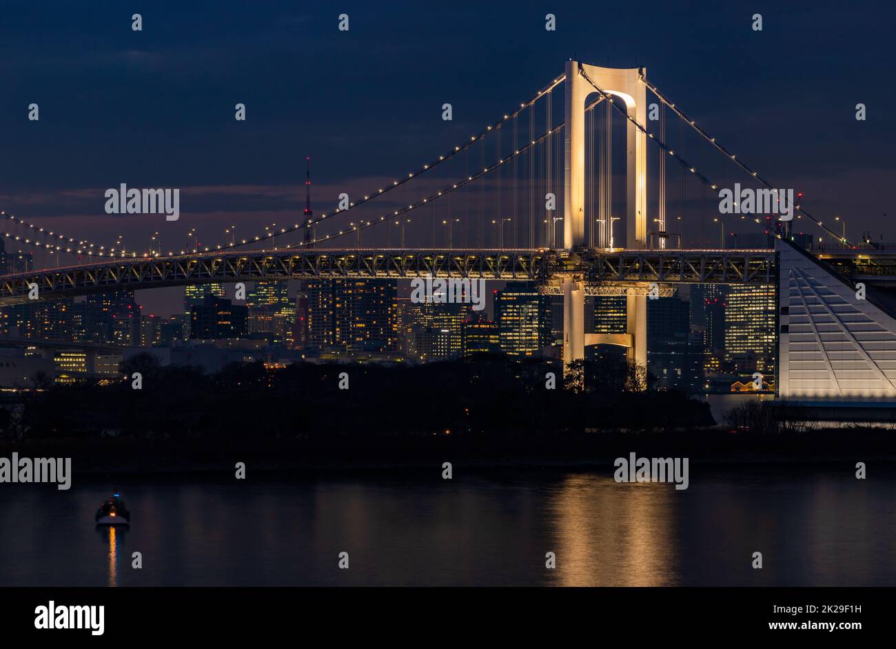Illuminated rainbow bridge hi-res stock photography and images - Alamy