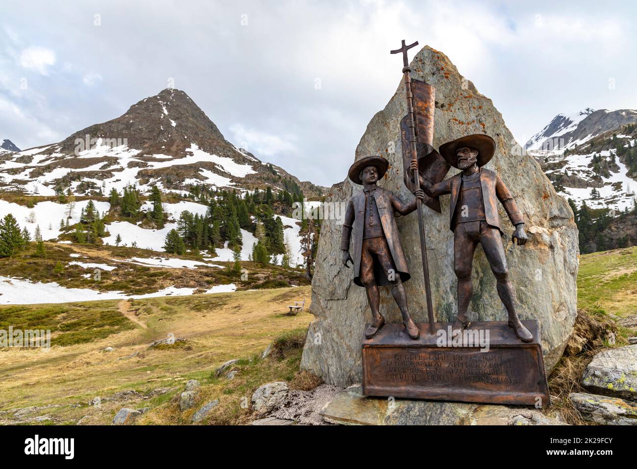 Landscape near Staller Saddle, High Tauern, East Tyrol, Austria Stock ...